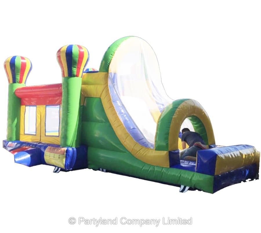 Combo - Hot Air Balloon Bouncy Castle with Slide - Rental and Event ...